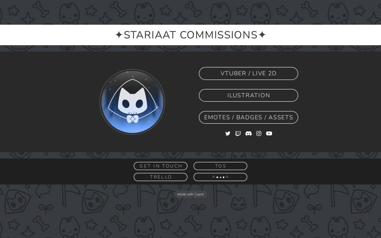 stariaat commission types
